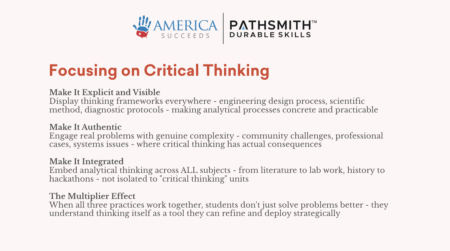 Thinking That Transforms: How Schools Build Critical Thinking Skills ...